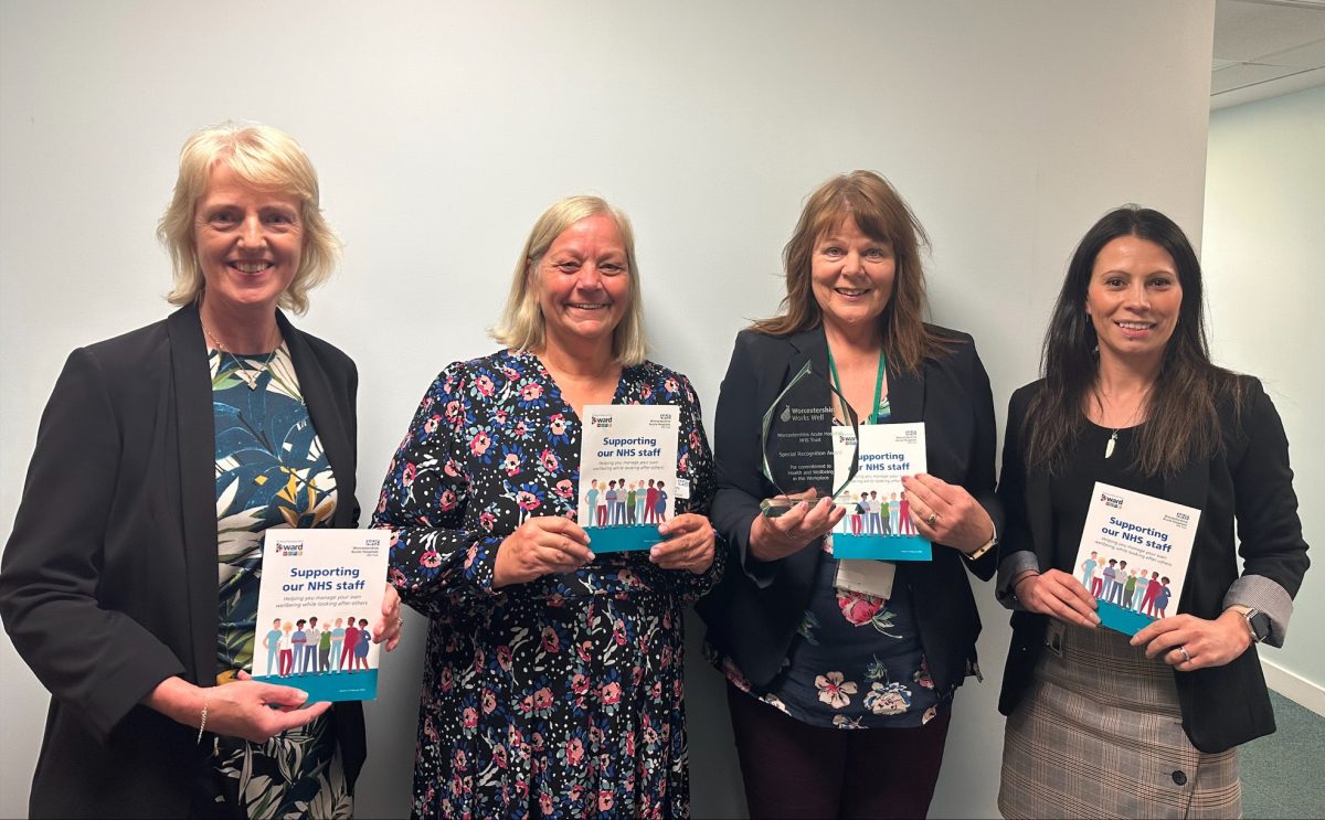 Trust honoured for staff care with Worcestershire Works Well award ...
