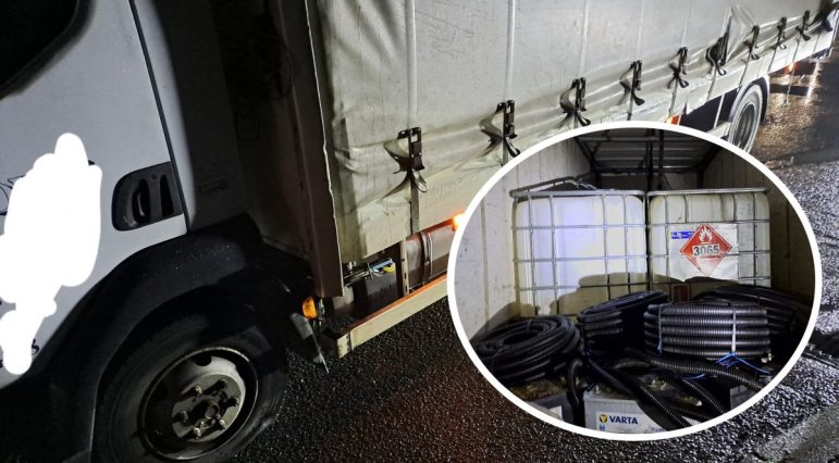 SEIZED - 'High volume fuel theft' lorry confiscated by police at ...