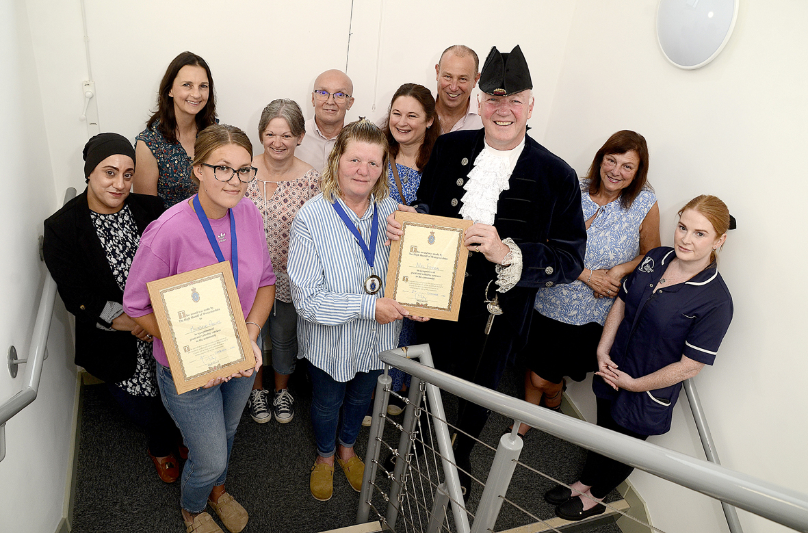 Mother and daughter bestowed award for 10-years service to Worcester ...