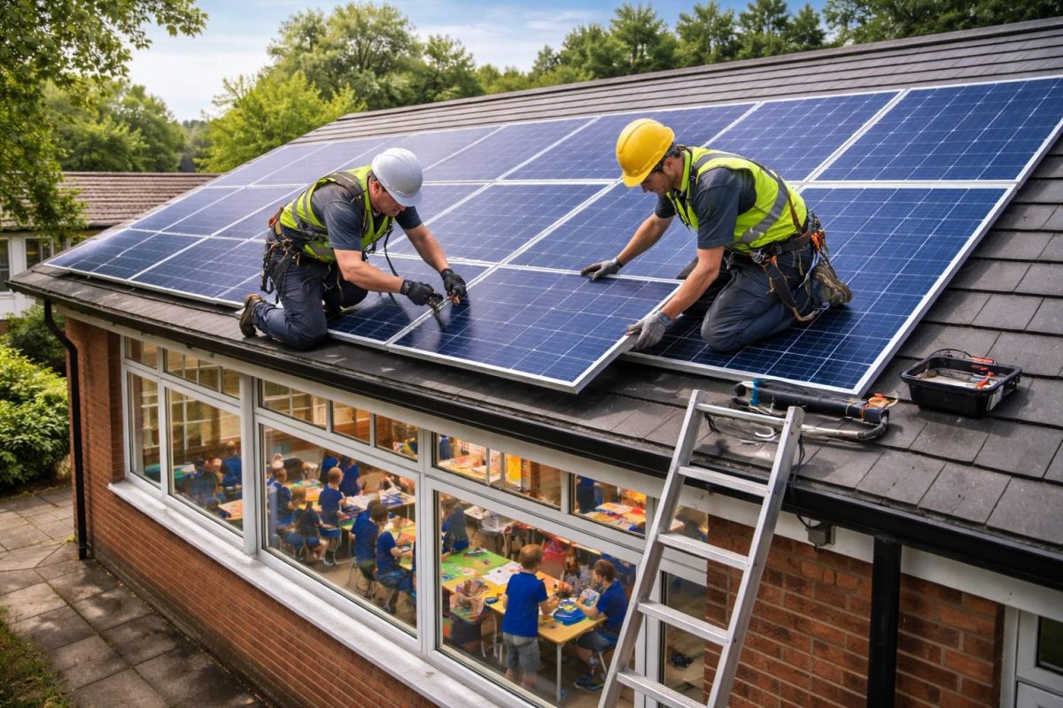 Green schemes before classrooms? Questions raised as solar panels roll ...
