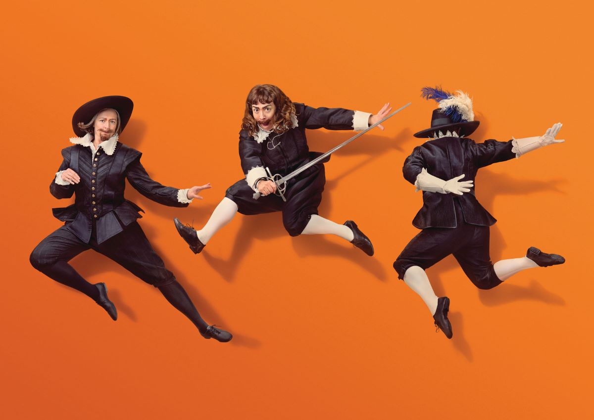 The Three Musketeers prepare to run riot this Christmas at the RSC ...