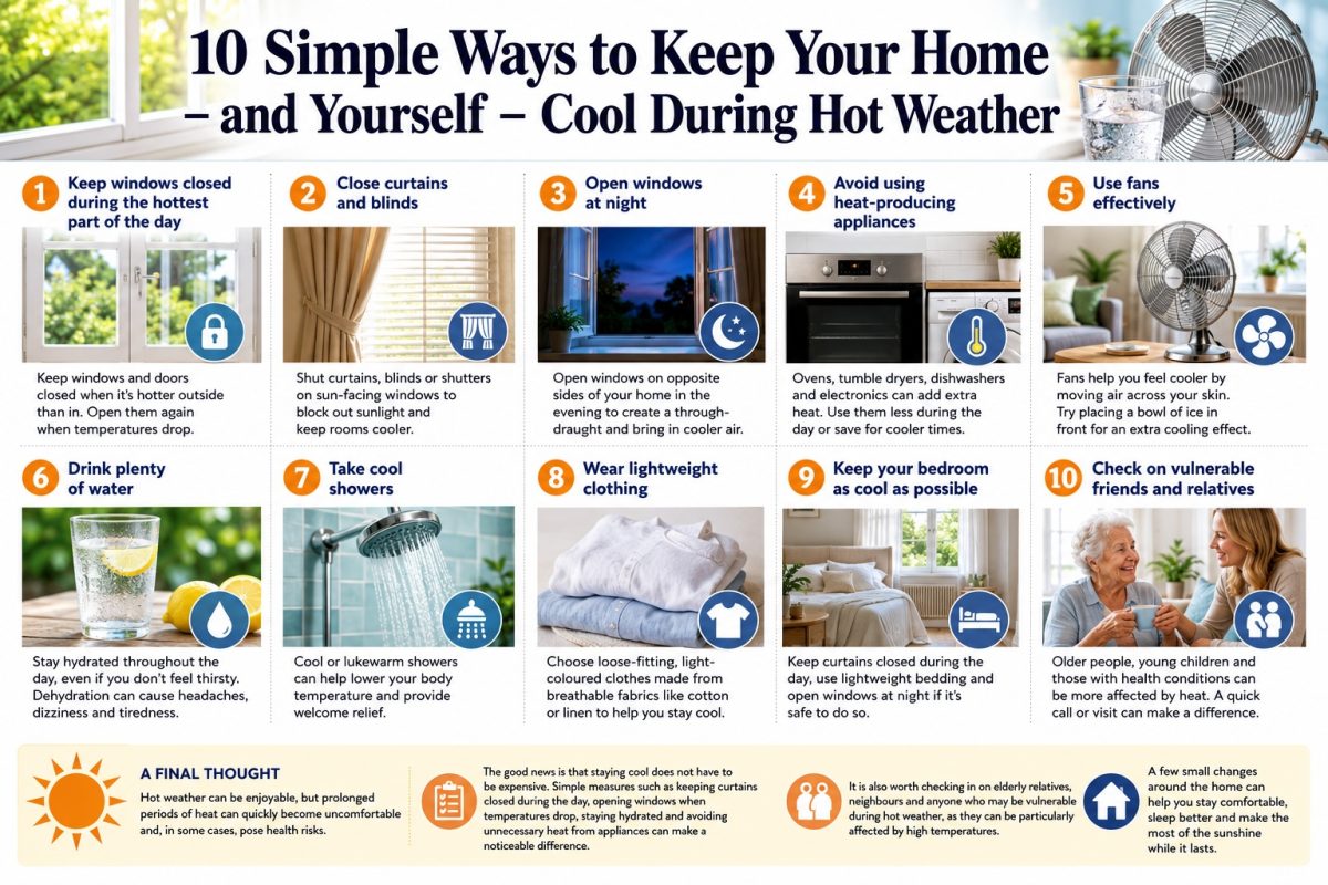10 Simple Ways to Keep Your Home – and Yourself – Cool During Hot ...